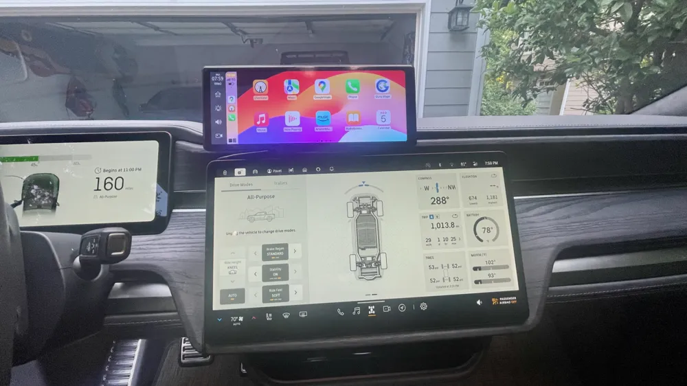 CarPlay/Android Auto Unit Mount For Rivian by PragmaticBeast MakerWorld ...