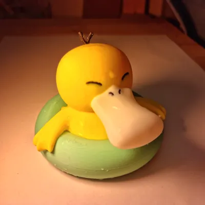 Floating Psyduck ( Colored Pokemon ) by Big Simi - MakerWorld