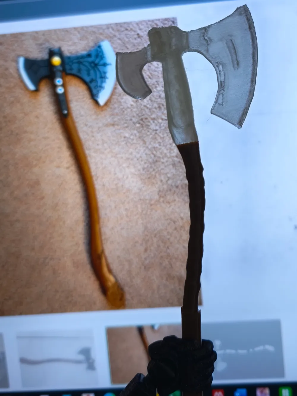 God Of War Leviathan Axe for dummy 13 Remixed by AndresT MakerWorld ...