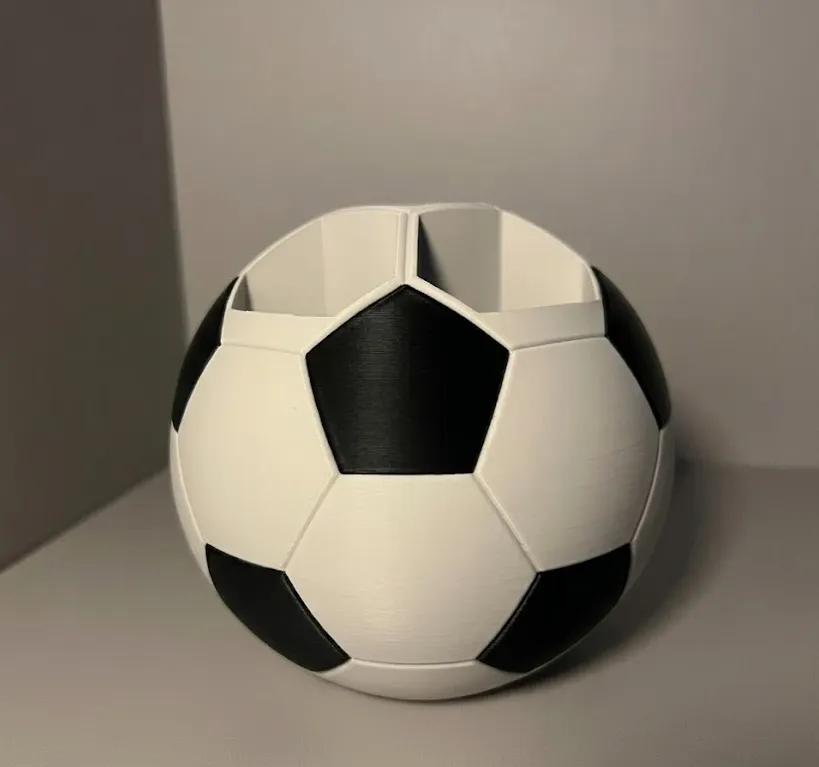Soccer Ball Pen Holder – Multisize & Multistyle - Free 3D Print Model ...