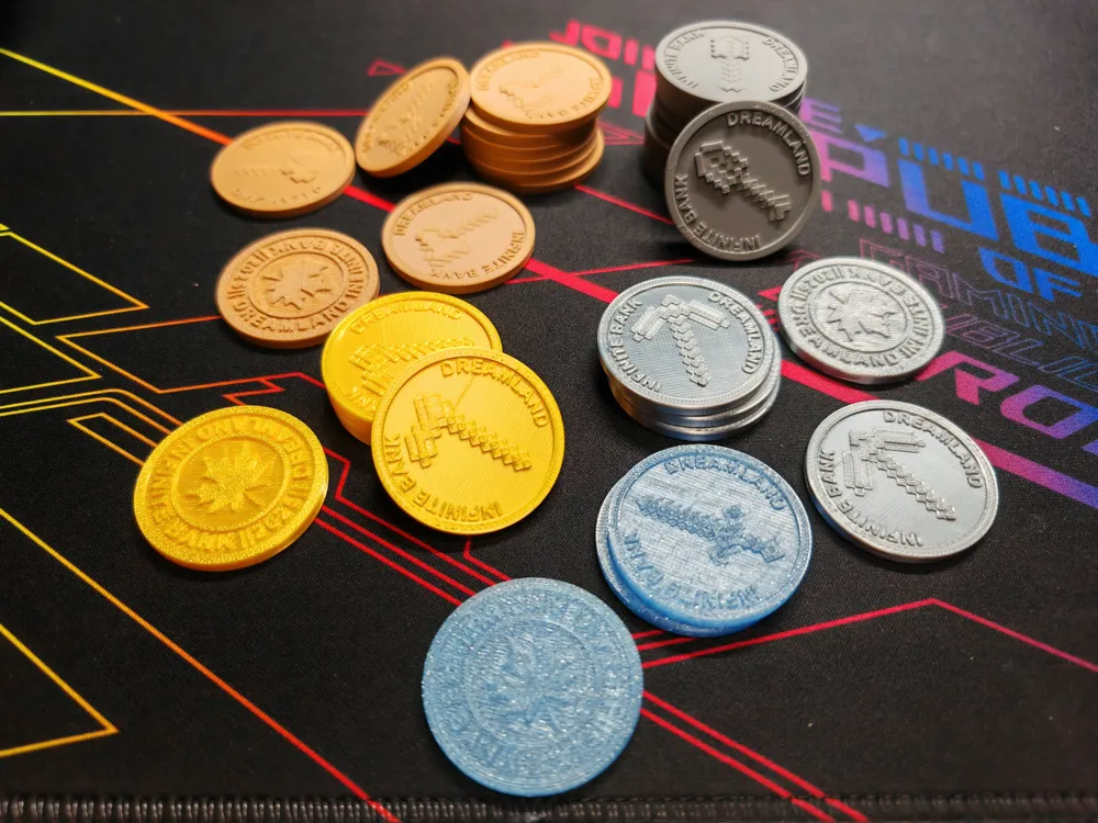 【MC】Minecraft Coins by 枫 MakerWorld: Download Free 3D Models