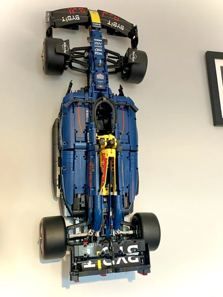 LEGÖ Technic F1 Wall Mount | Display Bracket - Free 3D Print Model ...