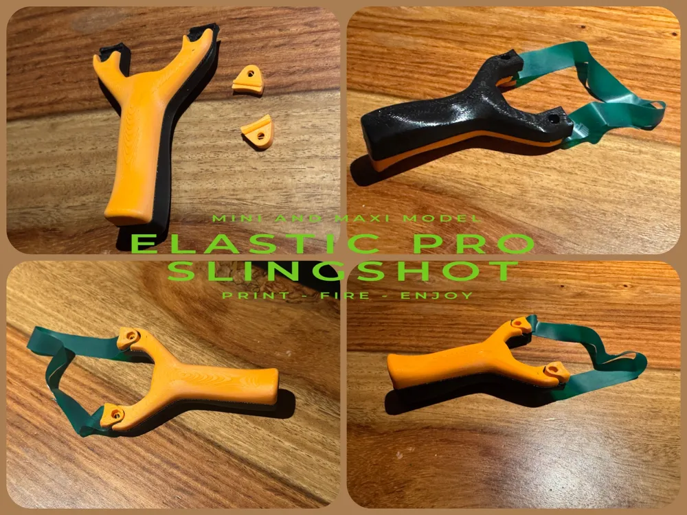 Elastic Slingshot Pro 3D Printable Precision Power by platini76 ...