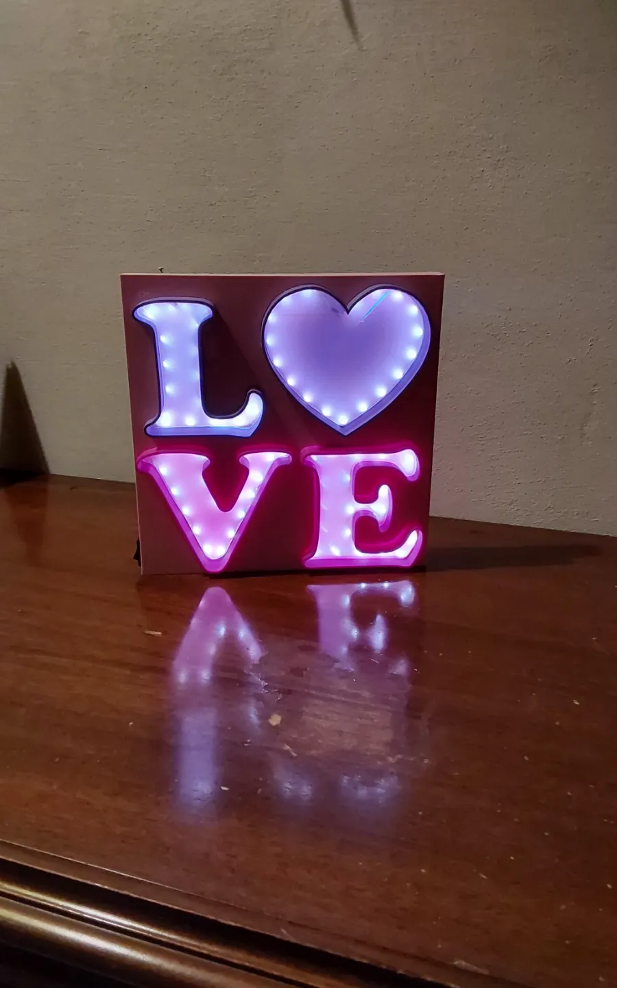 Led Love Written by filippo.tassone.2006 - MakerWorld