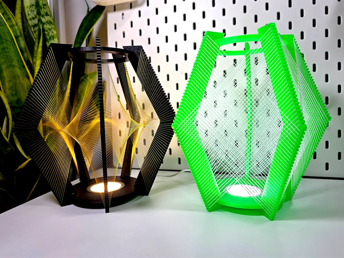 String Art Lamp - Free 3D Print Model - MakerWorld