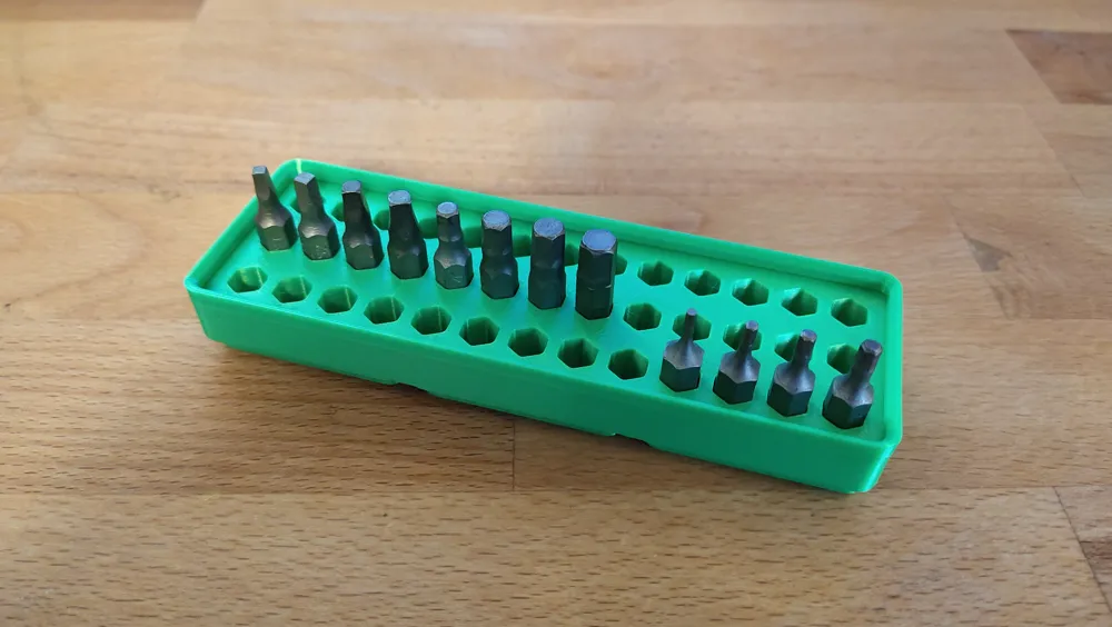 Gridfinity 3x1x2 Hex Bit Holder 39 ea + (2x2x2/48) Remixed by ...