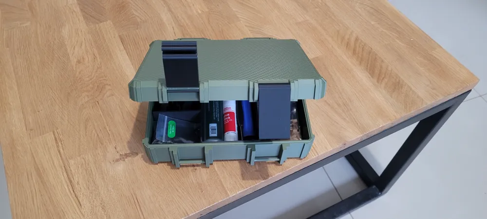 LARGE WIDE STORAGE BOX L210xW160 H54 (3 PLATES) by Patrbk21 - MakerWorld