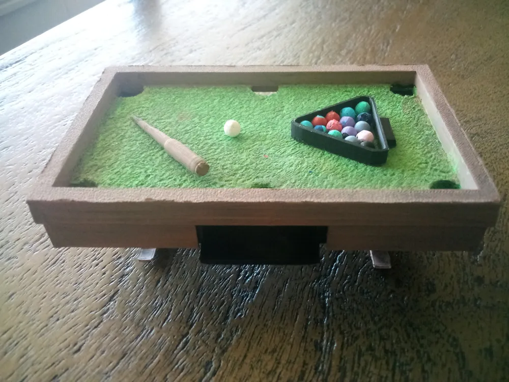 functional pool table! (mini) - Free 3D Print Model - MakerWorld