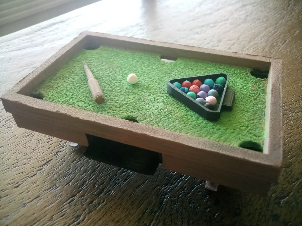 functional pool table! (mini) by Boss3Dprintingstore MakerWorld ...