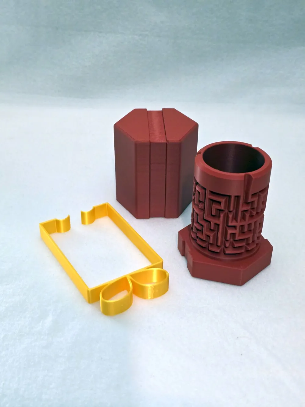3D Maze Puzzle Box & Gift Container with Ribbon - Free 3D Print Model ...