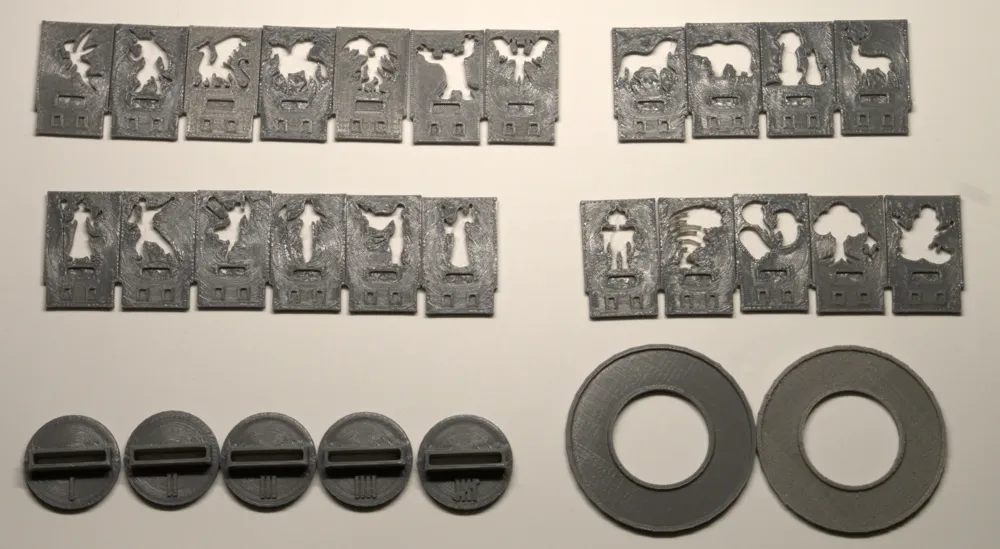 RPG Tokens by Echsengenosse MakerWorld: Download Free 3D Models