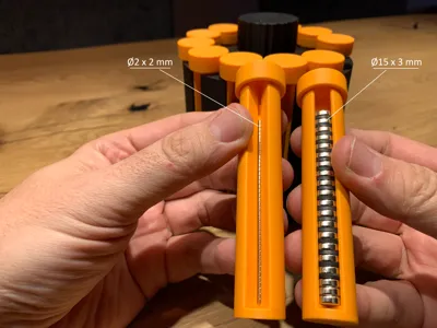 Magnet organizer (with magnet tubes) by Boudewijn Plomp MakerWorld ...