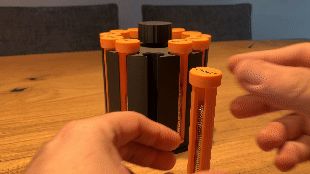 Magnet organizer (with magnet tubes) by Boudewijn Plomp MakerWorld ...