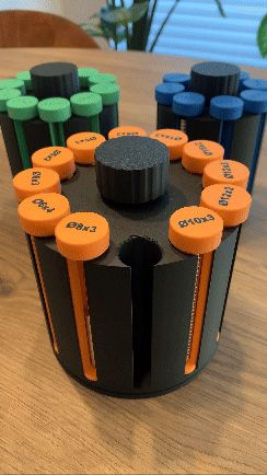 Magnet organizer (with magnet tubes) by Boudewijn Plomp MakerWorld ...