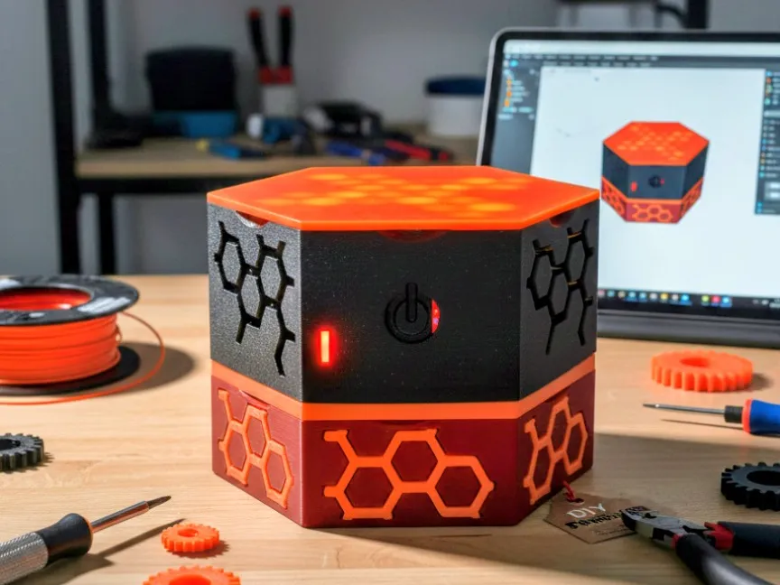 Beehive (Hex) Light /w Wireless Charging Base by stevosteve MakerWorld ...