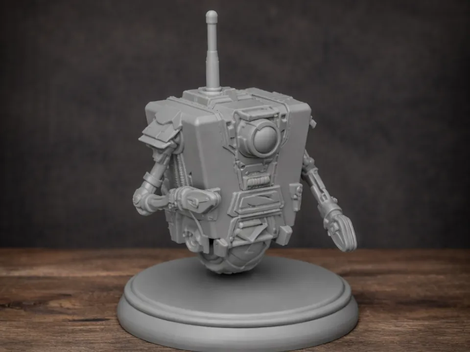 Borderlands - ClapTrap Figure - Free 3D Print Model - MakerWorld
