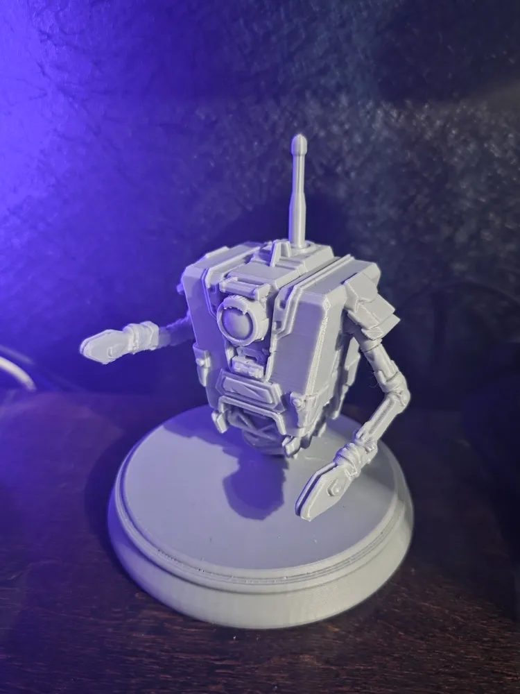 Borderlands - ClapTrap Figure - Free 3D Print Model - MakerWorld