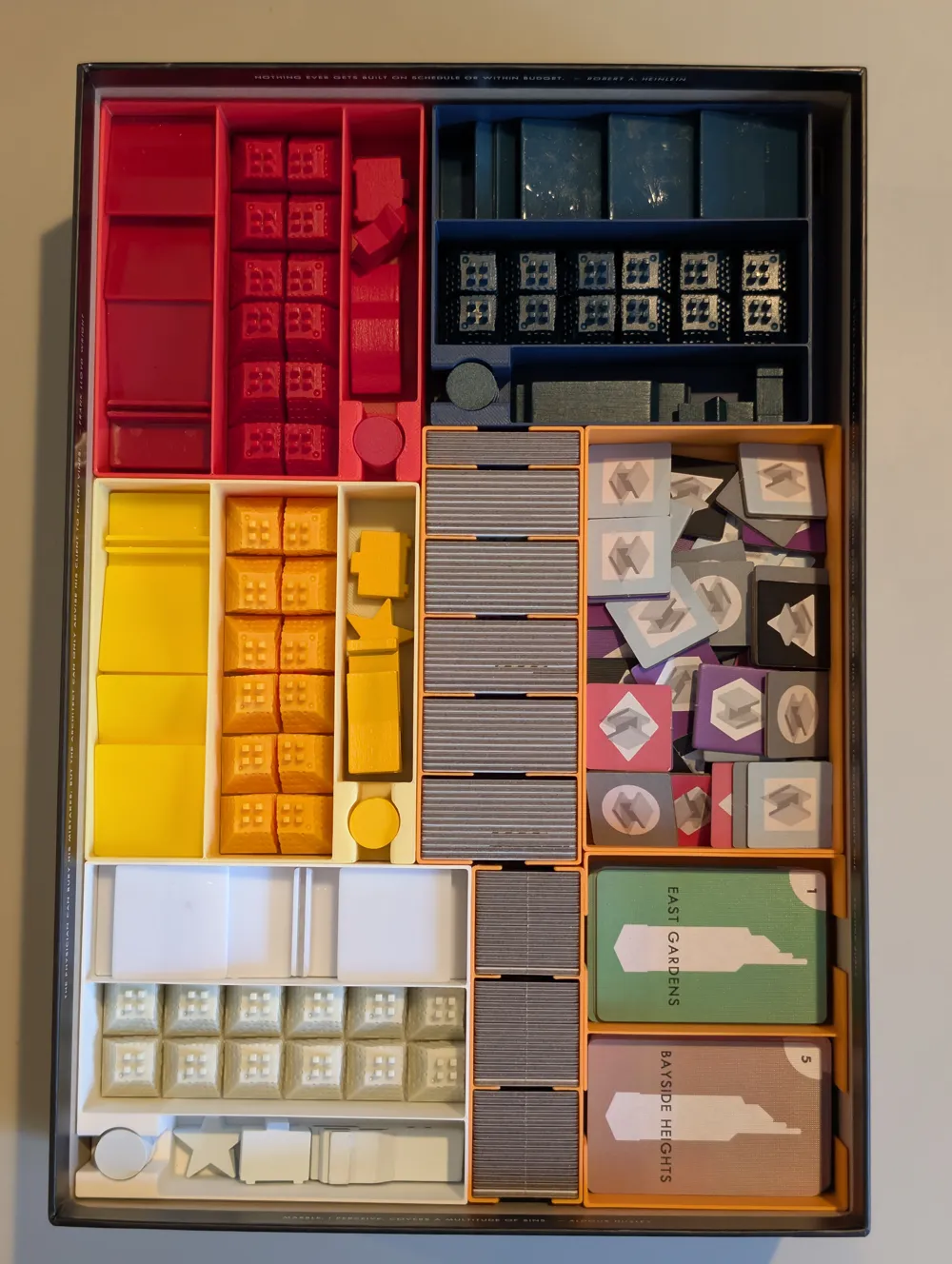 High Rise Board Game Organizer - Free 3D Print Model - MakerWorld