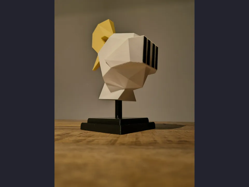 Metal Full Helm | Runescape display piece (No AMS) by Mike.stl - MakerWorld