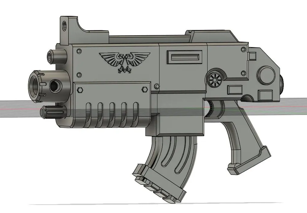WH 40K Bolter Gun by Tie Kai by TIE Kai MakerWorld: Download Free 3D Models