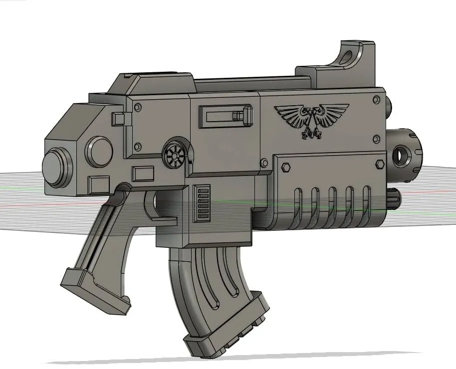 WH 40K Bolter Gun by Tie Kai - Free 3D Print Model - MakerWorld