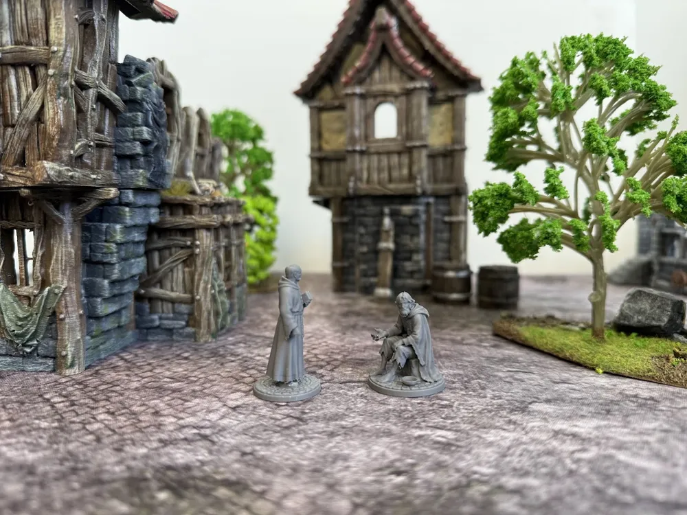 城镇居民 - 牧师 - DND 微缩模型 - 免费 3D 打印模型 - MakerWorld