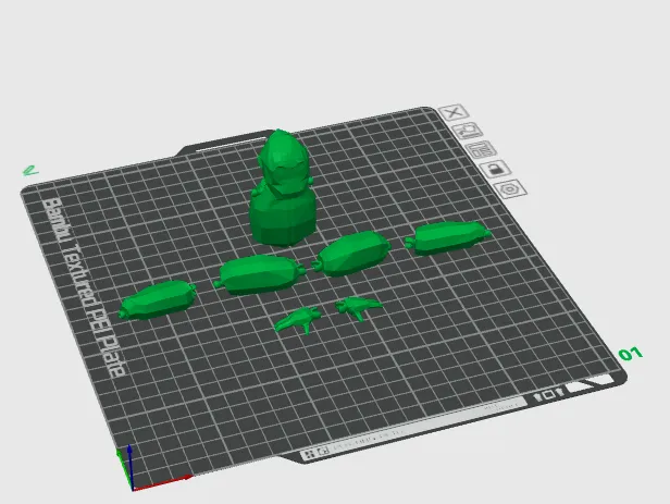 Gtag monkey for A1 mini Remixed by john.paul.wojtasik - MakerWorld