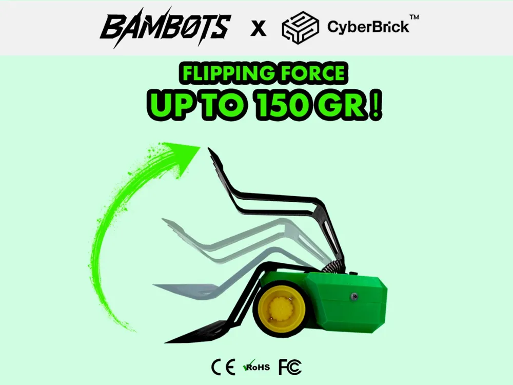 SCRAPTOR 150g Antweight Cyberbrick Combat Robot by FADY MakerWorld ...