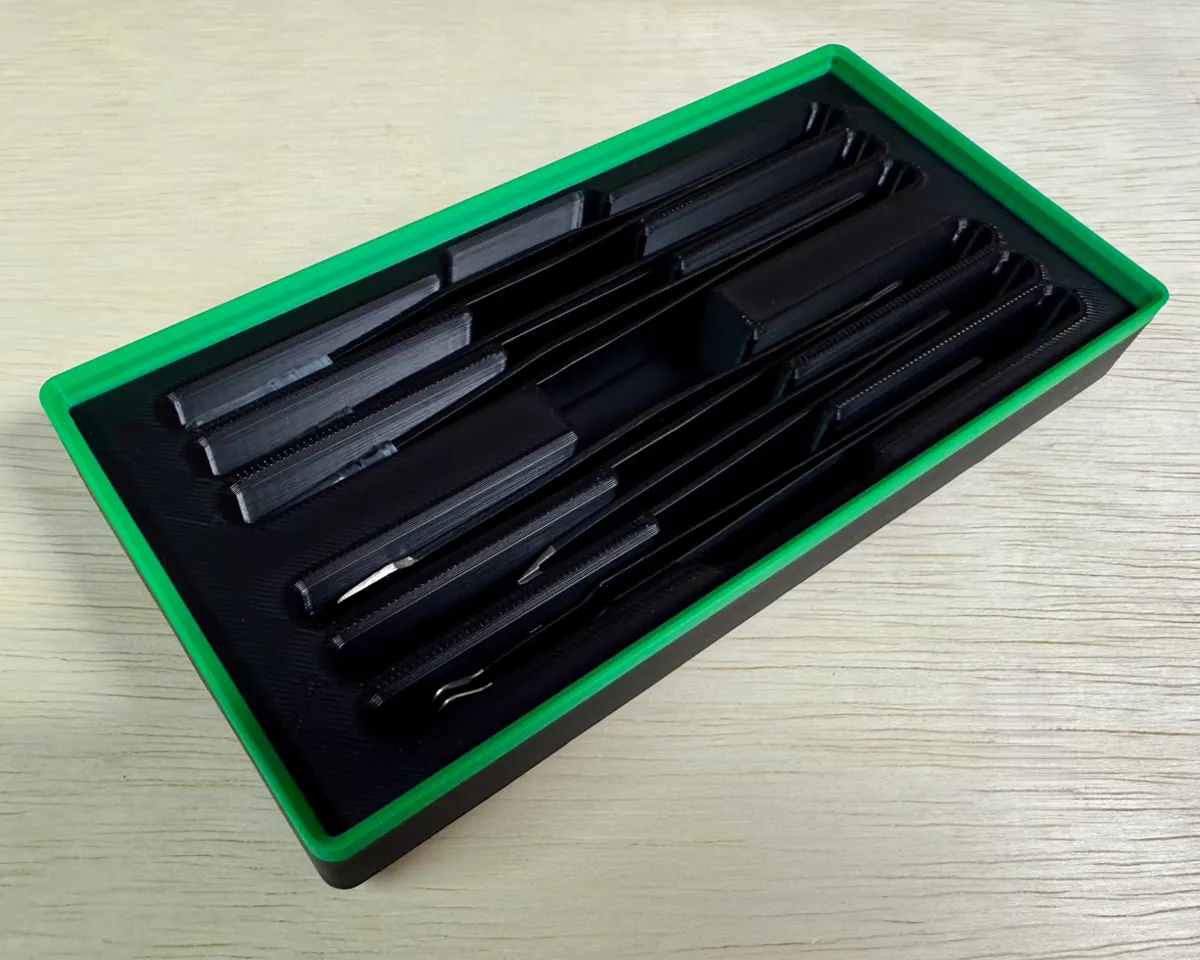 Gridfinity - Tweezer Set Holder by Cessabit Labs MakerWorld: Download ...