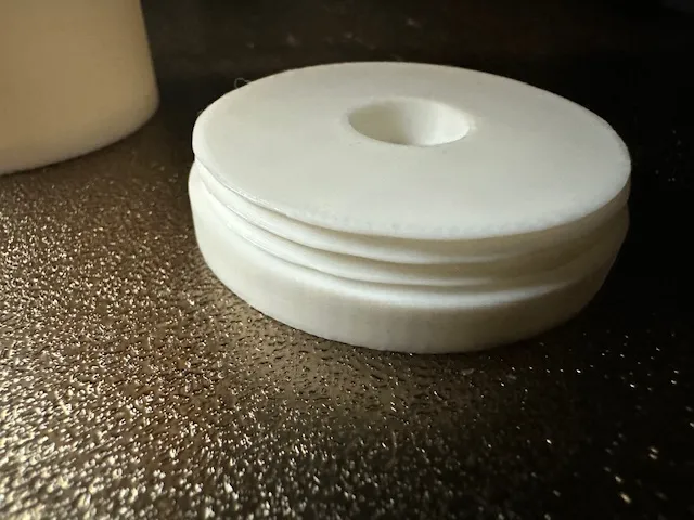 Tall Vial - Inside Threaded to hold Maker Chips by The 3D Crucible ...