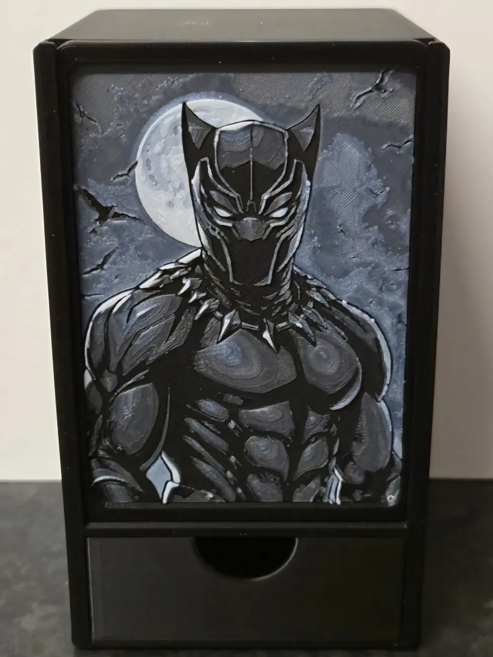 MTG Commander DeckBox Black Panther Inlay Hueforge - Free 3D Print ...