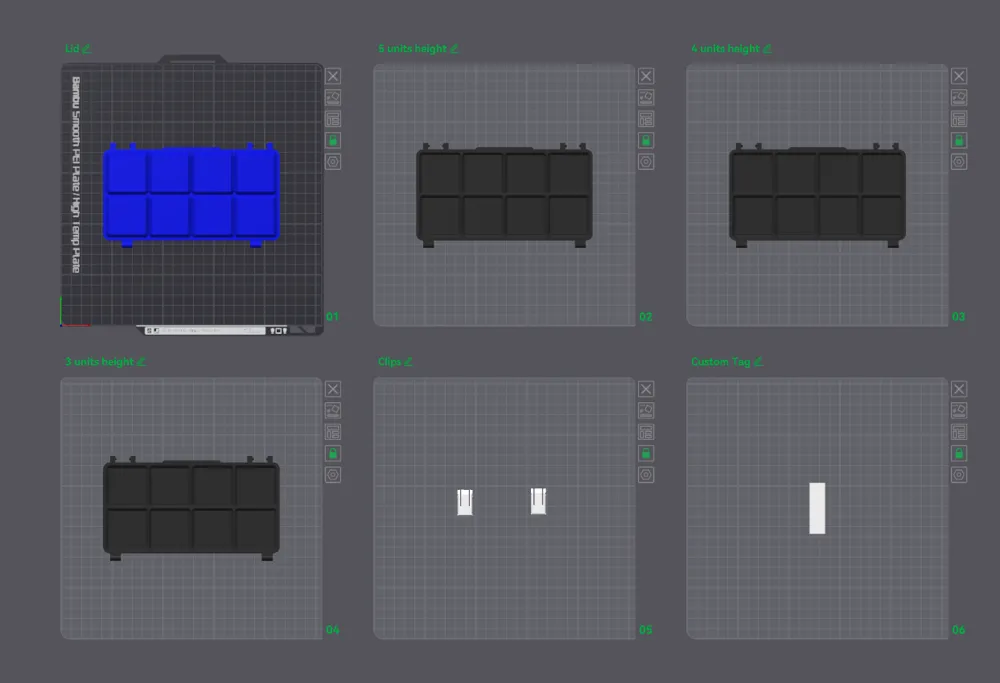 Gridfinity Box 4x2 - Free 3D Print Model - MakerWorld