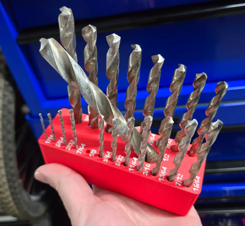 Gridfinity Drill Index by VFRLuke - MakerWorld