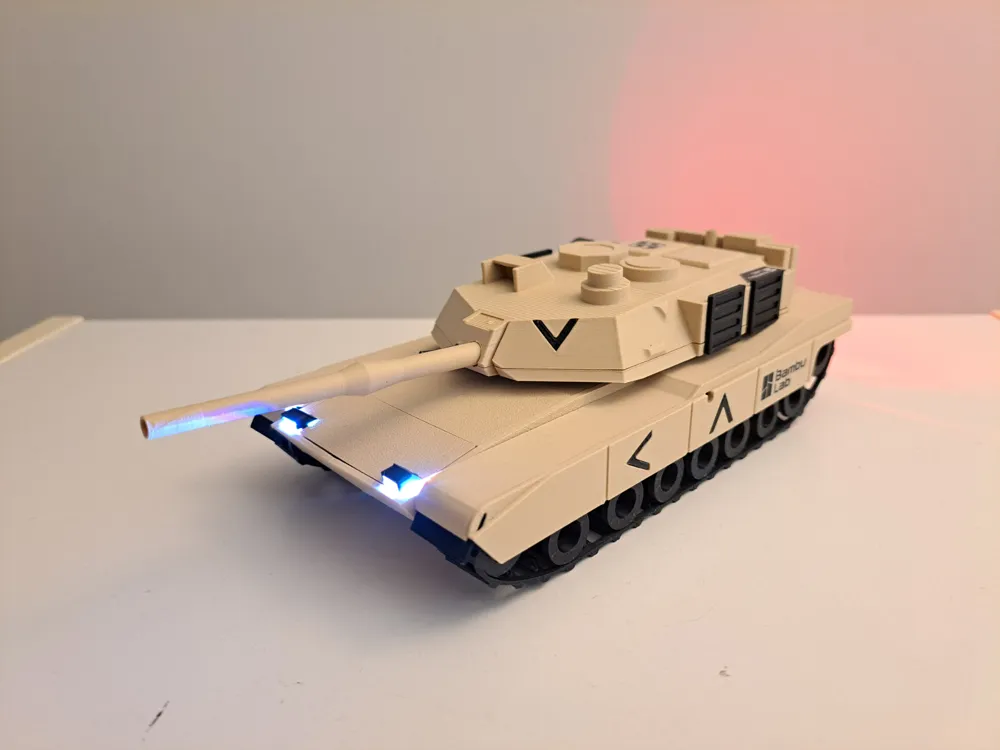 Mini RC M1 Abrams Battle Tank | Cyberbrick by THE MOC CHANNEL ...