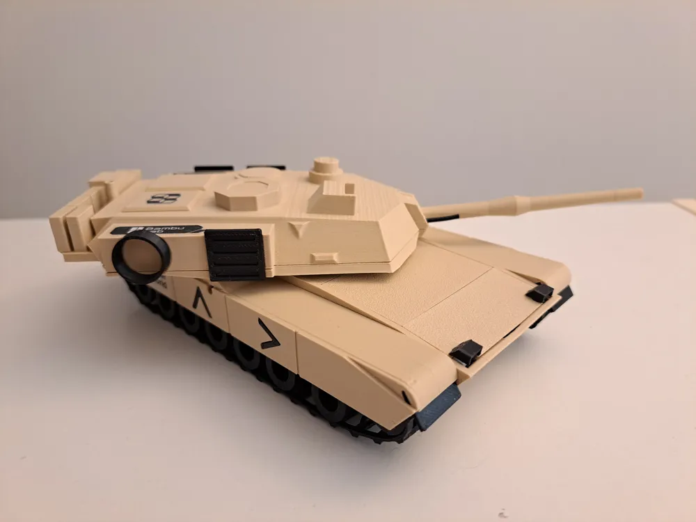 Mini RC M1 Abrams Battle Tank | Cyberbrick by THE MOC CHANNEL ...