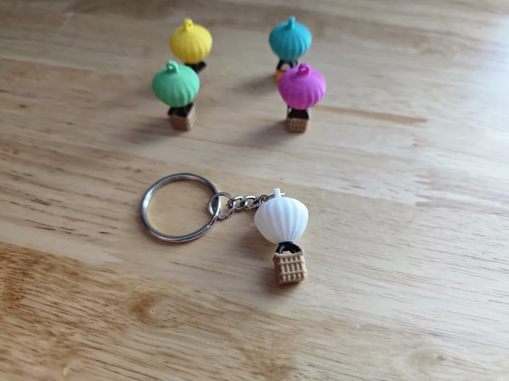 Hot Air Balloon - Key Chain by SilvestreDesignLab MakerWorld: Download ...