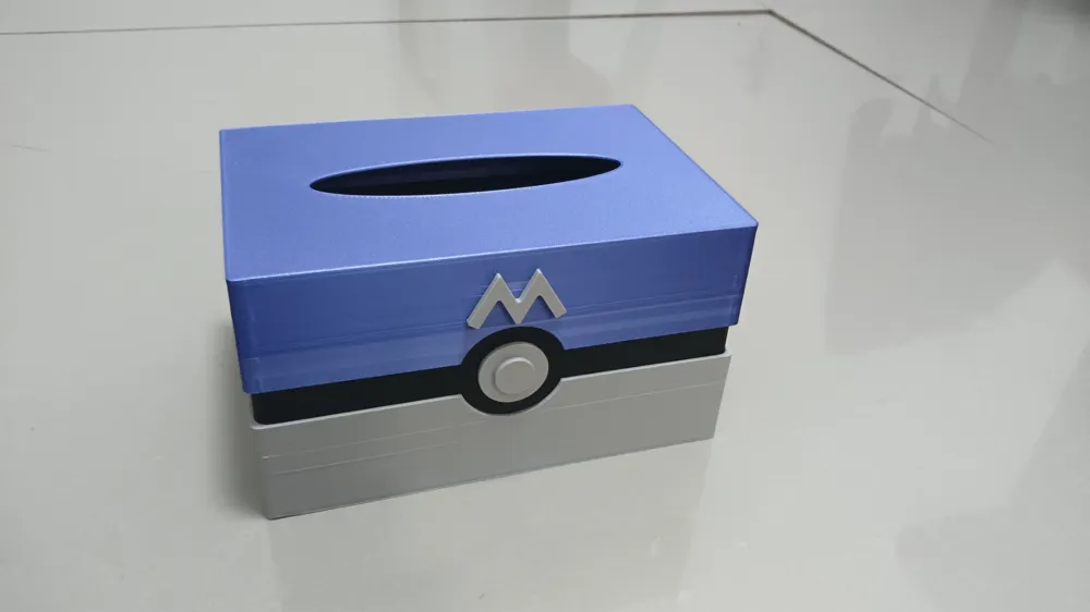 Pokemon Style Tissue Box by CuriousAnt - MakerWorld