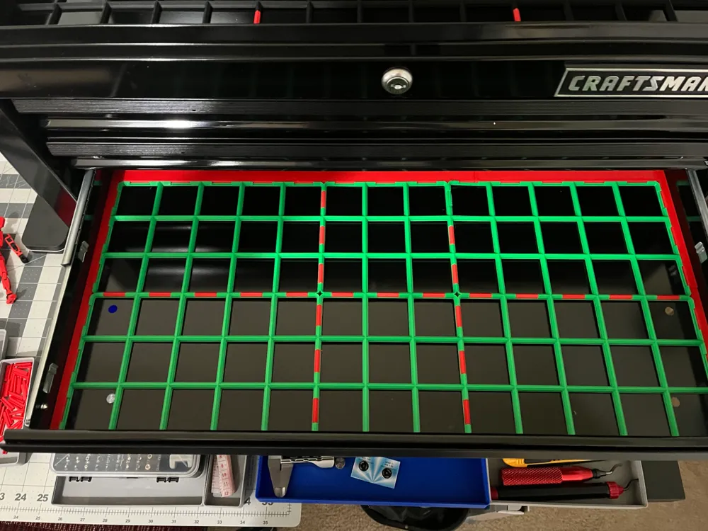 Gridfinity Base Kit for Craftsman 1000 Toolbox Remixed by user_4146410761 - MakerWorld