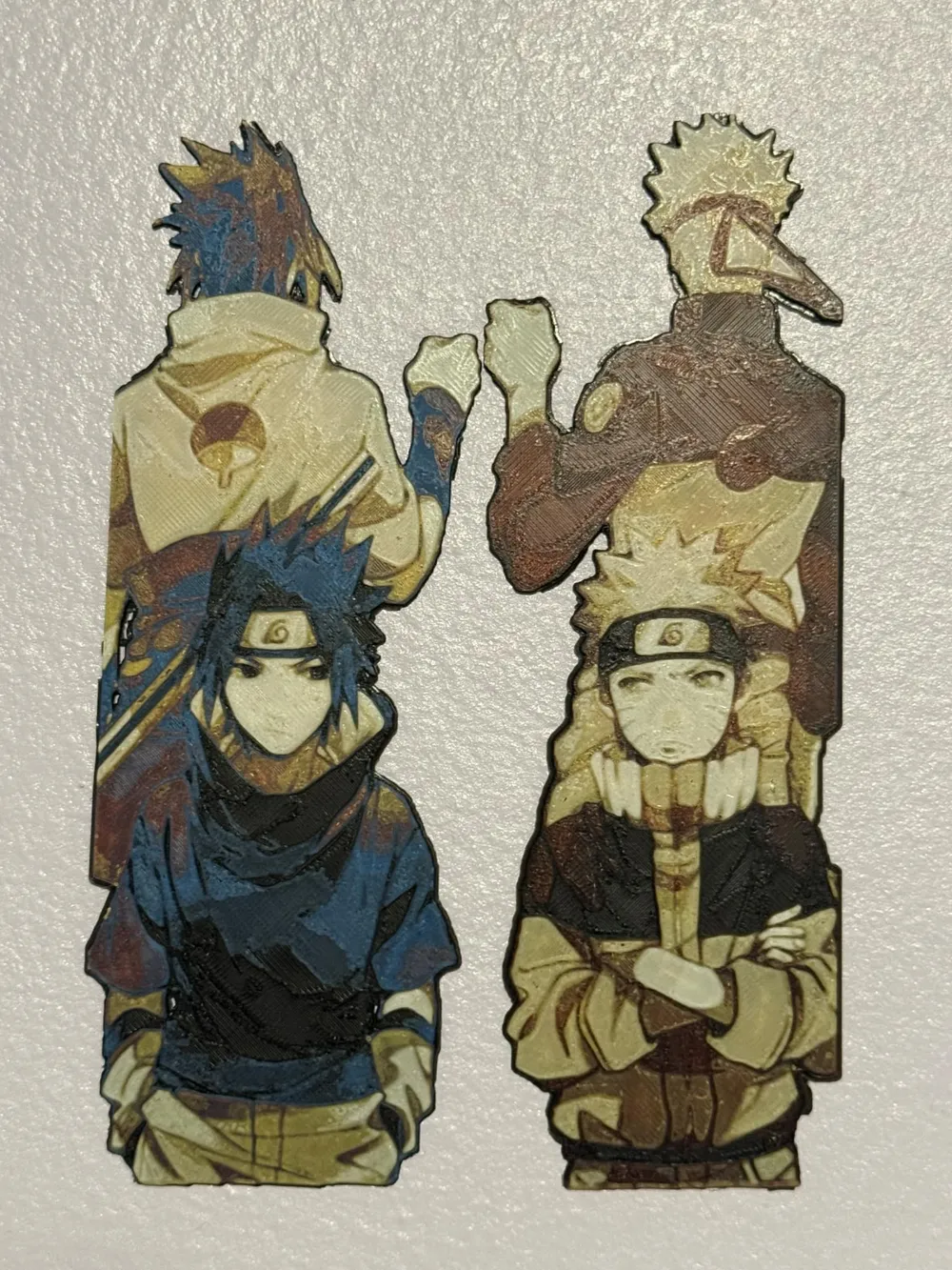 Naruto & Sasuke Wall Art /Manga /Panel /HueForge by huygosu MakerWorld ...