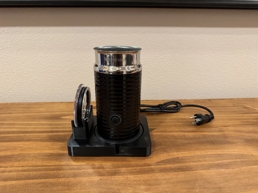 Nespresso Aeroccino 3 Charging Base & Lid Holder - Free 3D Print Model ...