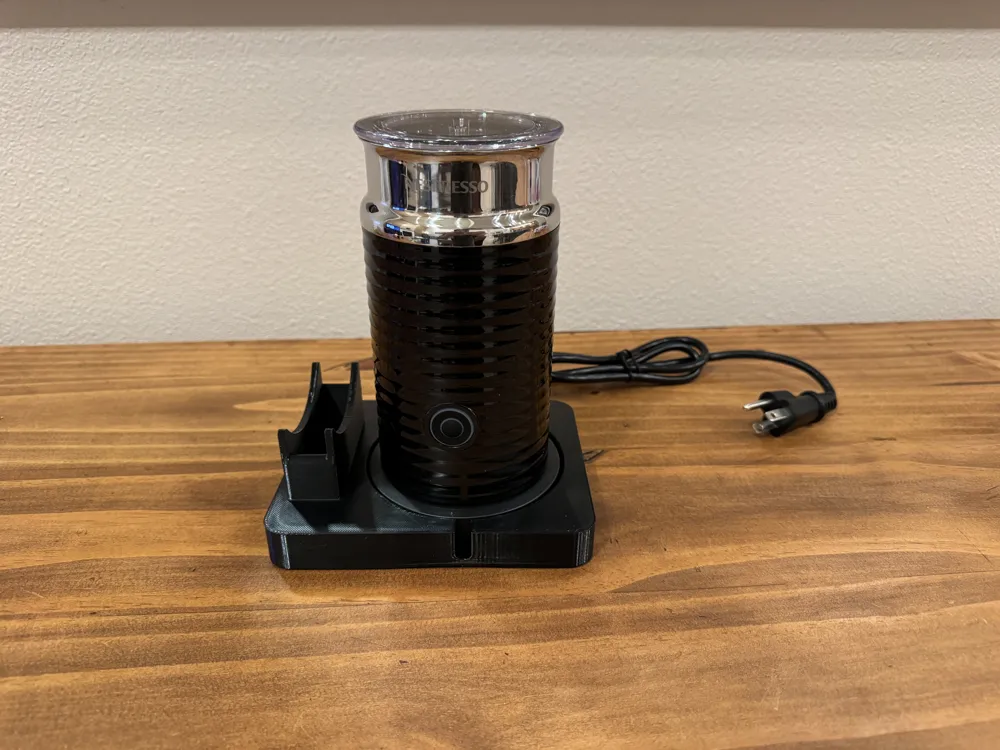 Nespresso Aeroccino 3 Charging Base & Lid Holder - Free 3D Print Model ...