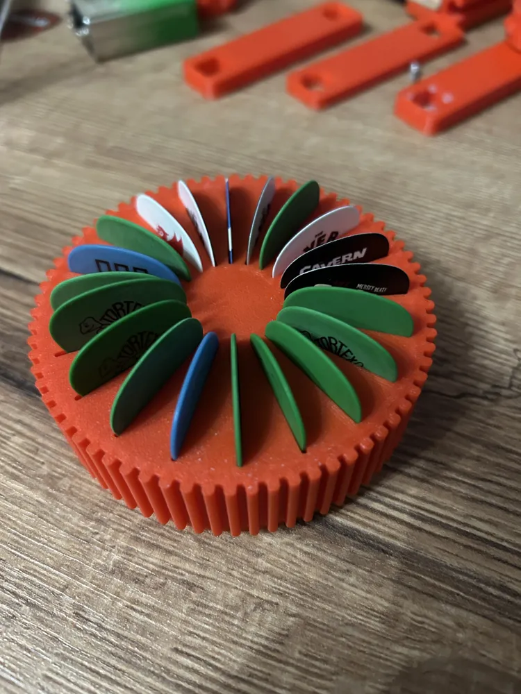 Guitar pick holder - Free 3D Print Model - MakerWorld