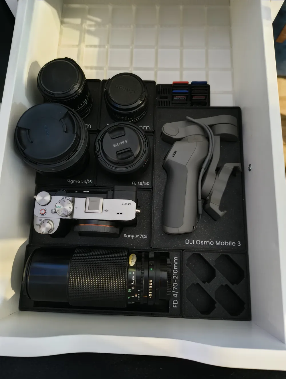 Soporte Gridfinity para DJI Osmo Mobile 3 - Modelo de impresión 3D ...