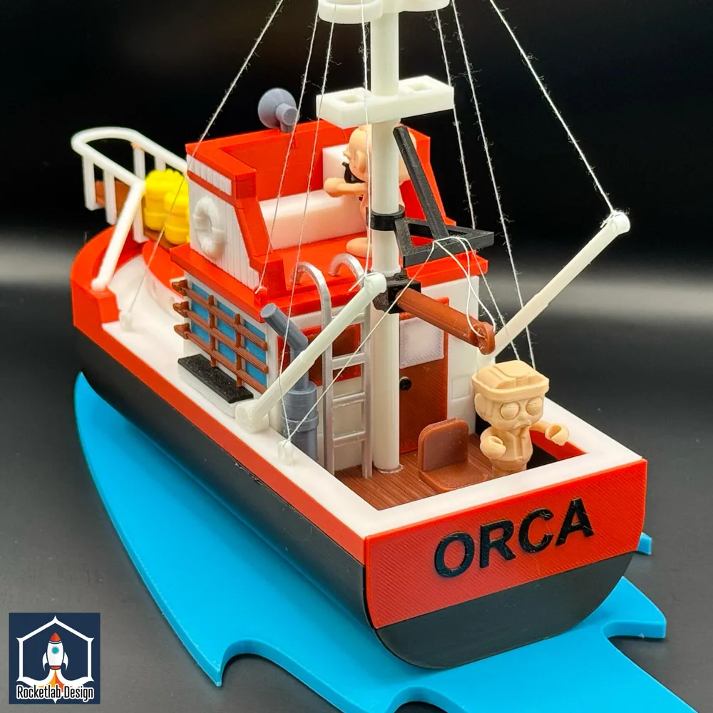 JAWS: ¡Orca contra Tiburón! por Rocketlab Design MakerWorld: Descarga Modelos 3D Gratuitos