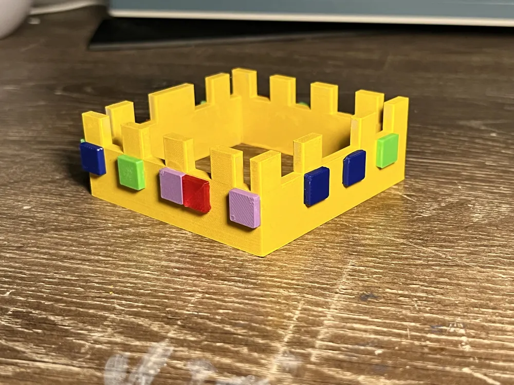 Technoblade's Crown (no ams needed) - Free 3D Print Model - MakerWorld