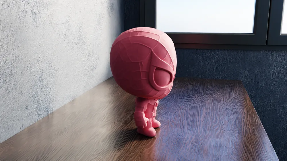 Spiderman Chibi – Lanciatore di ragnatele Marvel stilizzato - Modello ...