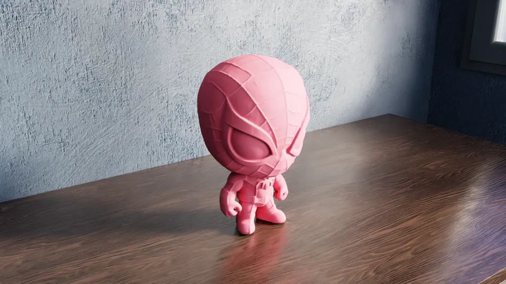 Spiderman Chibi – Lanciatore di ragnatele Marvel stilizzato - Modello ...