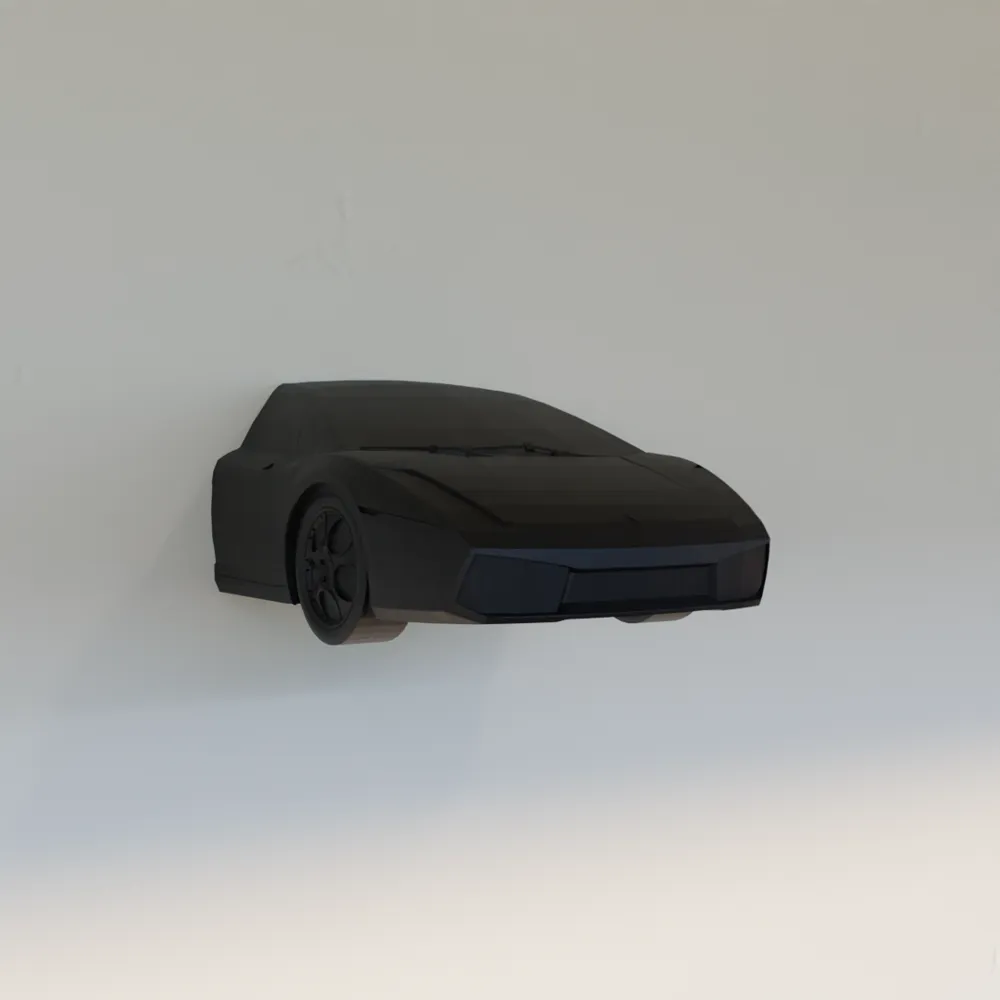 Lamborghini Gallardo Wall Art - Front View - Free 3D Print Model ...