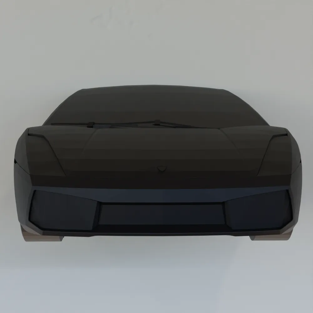 Lamborghini Gallardo Wall Art - Front View - Free 3D Print Model ...