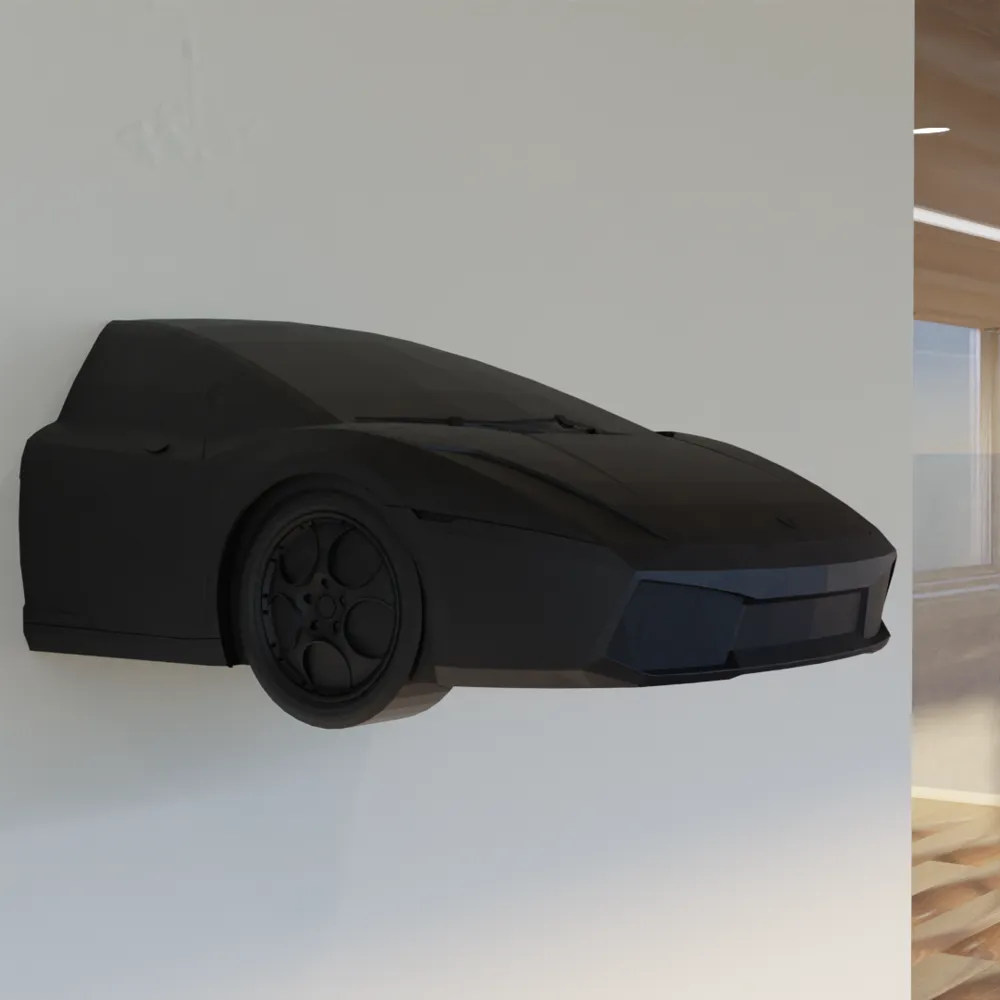 Lamborghini Gallardo Wall Art - Front View - Free 3D Print Model ...